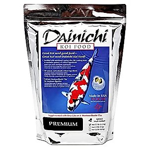 Dainichi Koi Food - Premium (5.5 Lbs), Medium (5.5 mm) Floating Pellet