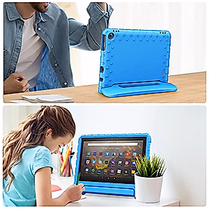 Merocab Kids Case for Fire HD 10 and Fire HD 10 Plus Tablet 11th Generation 2021 Release,Lightweight Shockproof Kid-Proof Cover with Stand for Kindle Fire HD 10 2021 11th 37