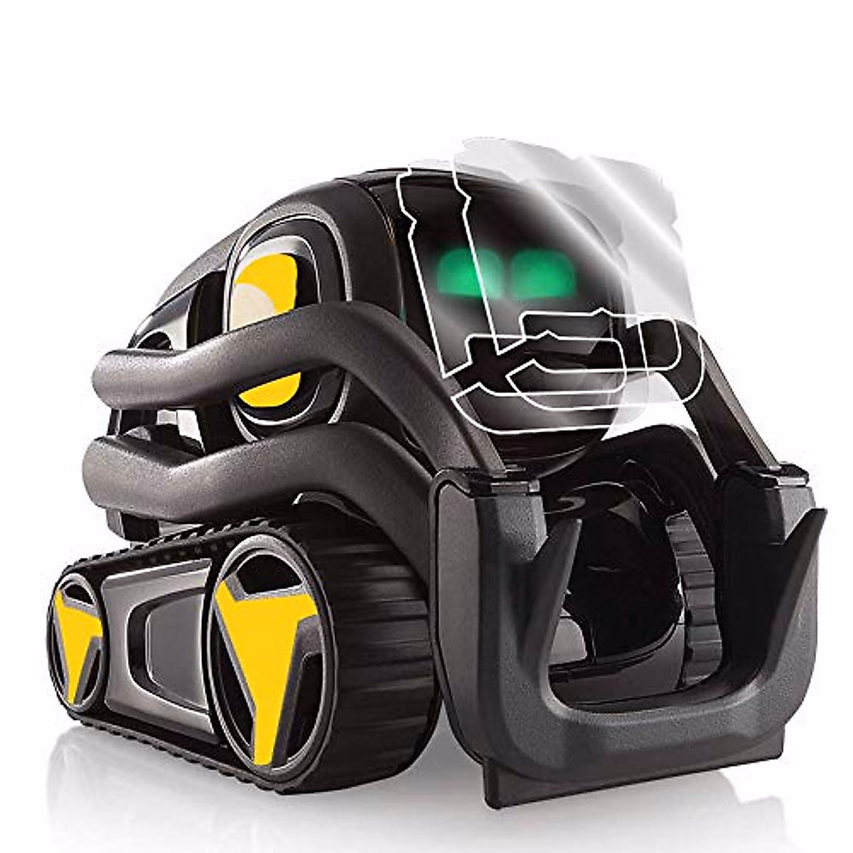 IPG for Vector Robot Face Screen Guard Decoration KIT Protector from Unexpected Attacks of Kids and Pets.Include Wheels&Body Set 7 Units Decals+2 Units Screen Protector (Yellow)