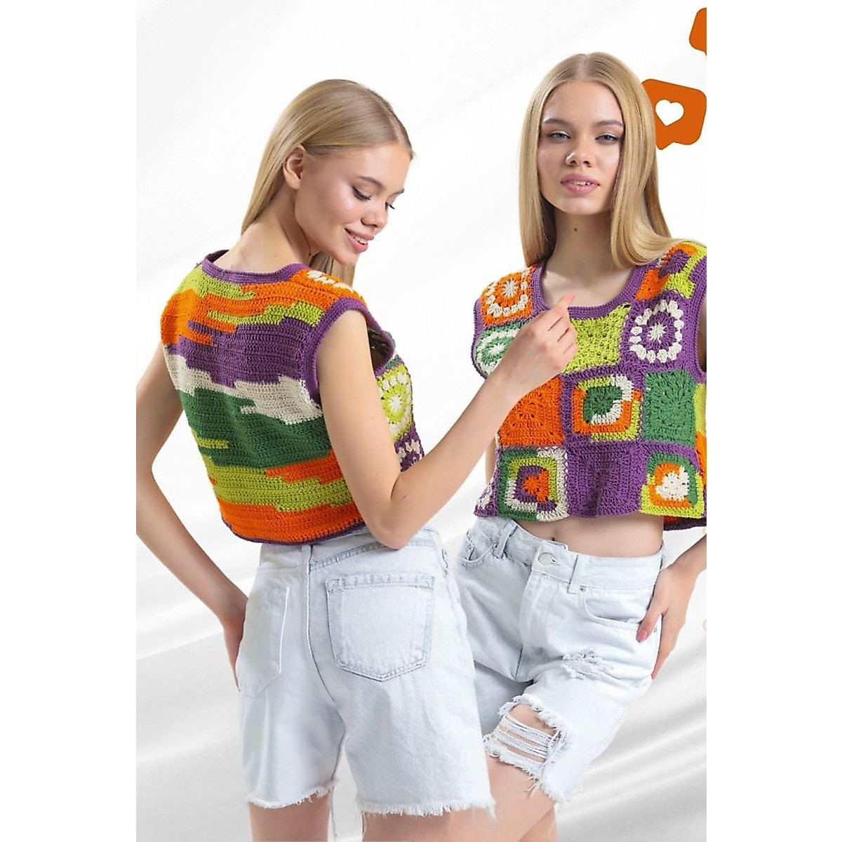 Estako Jeans, (6 Skeins Pack) 55% Cotton 45% Acrylic Amigurumi Yarn, Soft, Fine/Sport (2) for Crochet and Knitting (6 x 1.76 Oz) / (6 x 174 Yrds) (1010 - Pink)