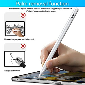 Stylus Pen for Apple iPad Pro/Air(2018-2022), 5 Minuts Get This Stylus Pencil for iPad Full Charged, A Substitute for Your Apple Pencil, with Tilt Bold Function, Palm Rejection & Magnetic Attach