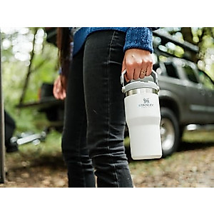 Stanley IceFlow Stainless Steel Tumbler with Straw - Vacuum Insulated Water Bottle for Home, Office or Car - Reusable Cup with Straw Leak Resistant Flip - Cold for 12 Hours or Iced for 2 Days (Polar)