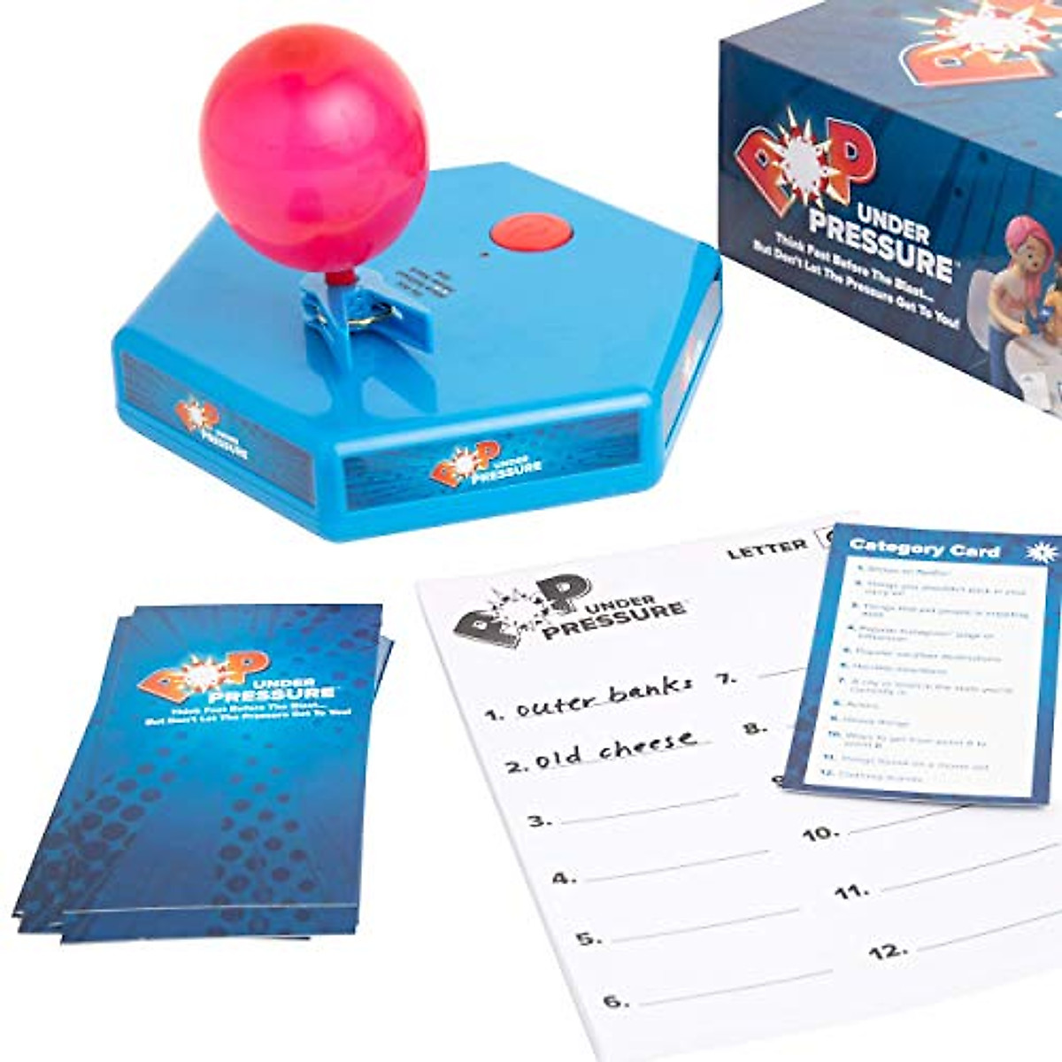 Pop Under Pressure - A Game of Categories, But with A Blast! - by What Do You Meme? Family