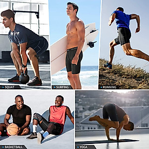 Runhit 3 Pack Sports Compression Shorts Men with Phone Pockets,Spandex Underwear for Men Shorts Running Short Workout Athletic Base Layer