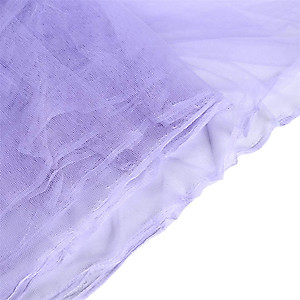 Winwinfly Mosquito Net 200 * 150 * 165cm Purple Mesh Mosquito Netting for Four-Poster Bed Rectangular Mosquito Net Protect Against Insects and Mosquitos