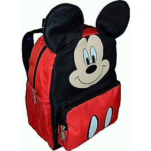 Disney Mickey Mouse Big Face Littl Boy 10" Mini Backpack