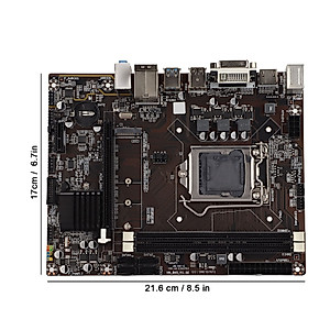 PC Motherboard, CPU LGA 1150 Socket, B85 Computer Motherboards, DDR3 1600/1333/1066MHz Memory, 100M Network Card, Gaming Mainrboard for Desktop Computers