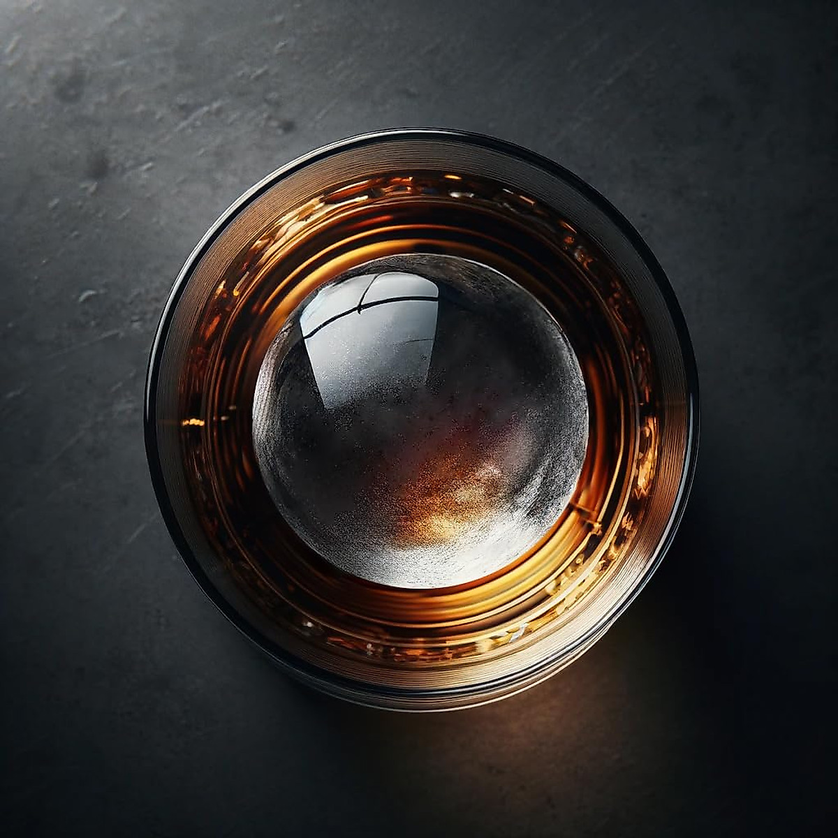 glacio Clear Ice Ball Maker - Crystal Clear 2.4-Inch Ice Spheres - Perfect for Whiskey Enthusiasts and Cocktail Aficionados