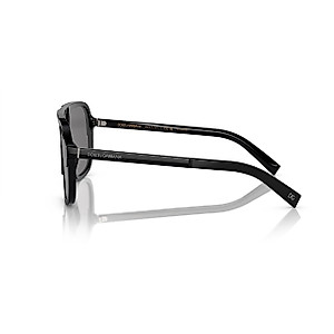 Dolce & Gabbana DG4354 Men's Sunglasses Black/Dark Grey 61