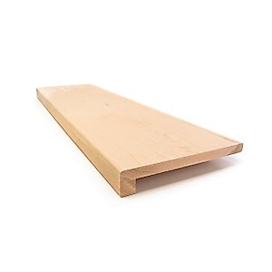 Red Oak Solid Wood Stair Tread with Small (3/4") Square Nose Profile (36" X 11 1/2")