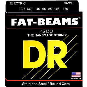 DR Strings FAT-BEAM Bass Guitar Strings (FB5-130)