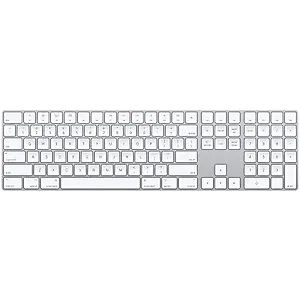 Apple Magic Keyboard with Numeric Keypad (Wireless, Rechargable) - US English - Silver