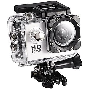 allesoky Outdoor Sports Waterproof Camera - Full Camcorder with Rechargeable Battery Cam for Adventure Videos