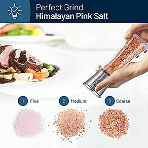 Himalayan Pink Salt 5 lbs Coarse Grain Bulk Bag - Hymalain Pure Gourmet Crystals - Himilian 100% Natural - Contains 84 Minerals -Suitable for Body Bath Scrubs Table Salt Grinder & Salt Mills - Kosher
