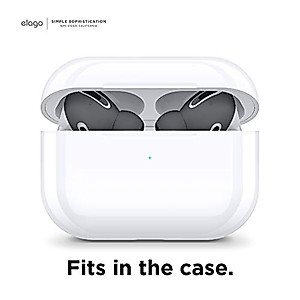 elago [6 Pairs] AirPods Pro Ear Tips with Integrated Earbuds Cover Designed for Apple AirPods Pro, Fit in The Case, Anti-Slip, [3 Sizes: Large + Medium + Small] [US Patent Registered] (Dark Grey)