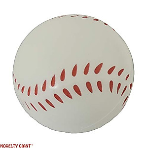 Stress Relief Squeezable Foam Sport Balls Package of Six (6)