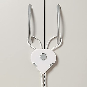 Dreambaby Flexi Lock - Cabinet & Drawer Handle Locks - Cabinet Safety Straps - with Multi-Touch Release System - White - 2 Count (Pack of 1) - Model L185