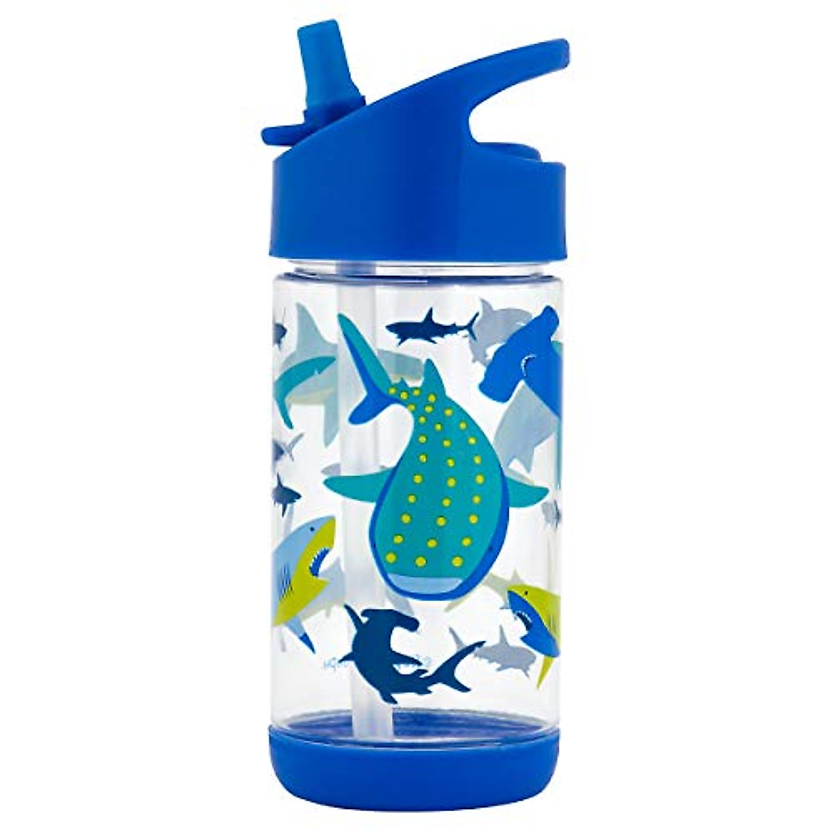 Stephen Joseph Flip Top Bottle, One Size (Pack of 1), SHARK
