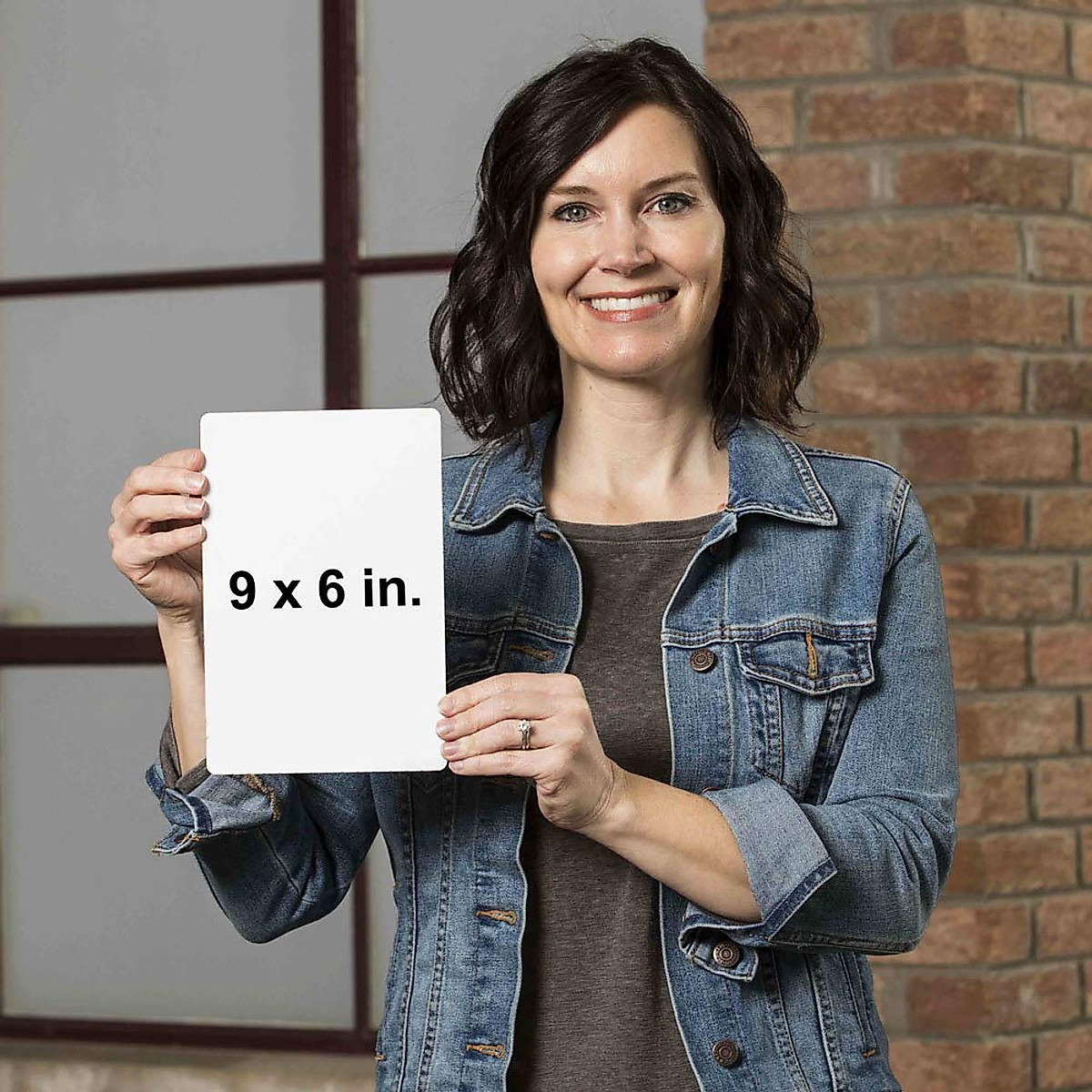 ComplianceSigns.com Accessible Restroom Right Sign, ADA-Compliant Braille and Raised Letters, 9x6 inch Blue Acrylic with Mounting Strips