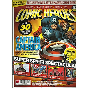 COMIC HEROES MAGAZINE, THE TOP 30 COMIC BOOK SPIES MARCH, 2014 ISSUE 22