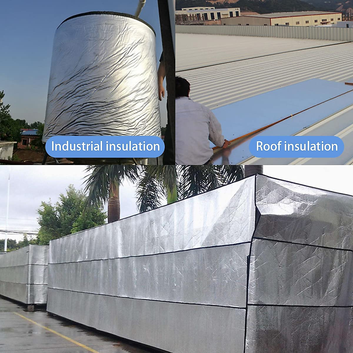 AUCELI Car Sound Deadening Mat, 197 mil (5mm) 5.4 sqft Automotive Foam Sound Deadener, Heat Insulation and Vibration Dampening Material, Noise Barrier Muffler for Vehicle Hood, Trunk, Door, Roof