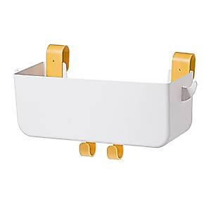 Clothes Moving Bags Student Dormitory Bedside Storage Storage Hanging Basket With Hook Large Capacity Compartmental Storage Hanging Storage Box under Storage Bins under Bed (A, One Size)