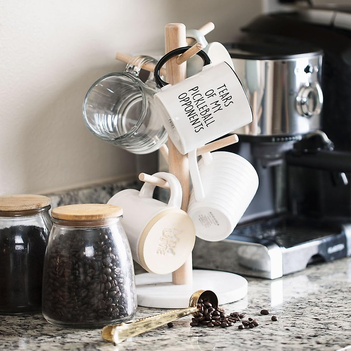 Tears of My Pickleball Opponents - Funny Birthday Gifts Idea for Women Men - Sports Dink Player Present Dad Mom Uncle Aunt Boyfriend Girlfriend Coach - 2024 Coffee Mug Ceramic Cup Novelty (11 oz)