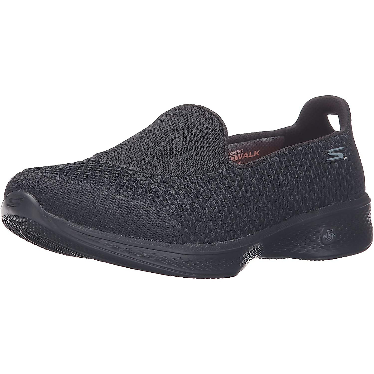 Skechers Performance Women's Go Walk 4 Kindle Slip-On Walking Shoe,Black,6.5 M US