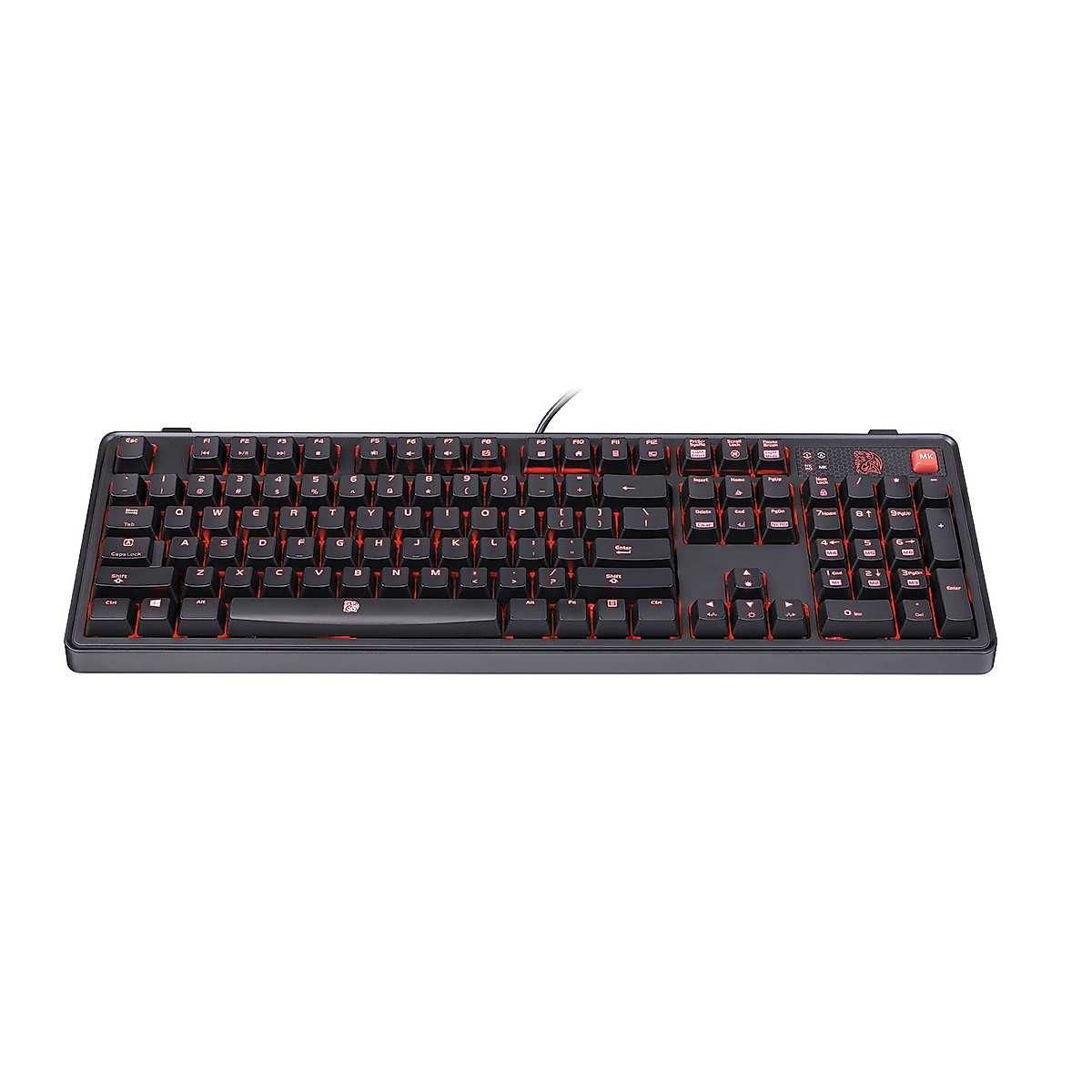 Thermaltake Tt Esports Meka Pro Cherry MX Red Switches 6 Red Backight Effect Mechanical Gaming Keyboard KB-MGP-RDBDUS-01