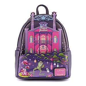 Loungefly Disney Princess and the Frog Tiana's Place Womens Double Strap Shoulder Bag Purse