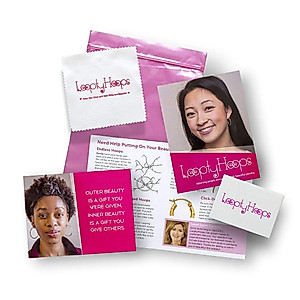 Small 14K Gold Huggie Hinged Hoop Earrings.50 Inch (13mm) (5mm Wide) (Rose)