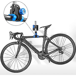 ROCKBROS Bike Repair Stand Wall Workbench Mount Rack Workstand Clamp Height Adjustable Home Bicycle Maintenance Rack for Road Mountain Bikes