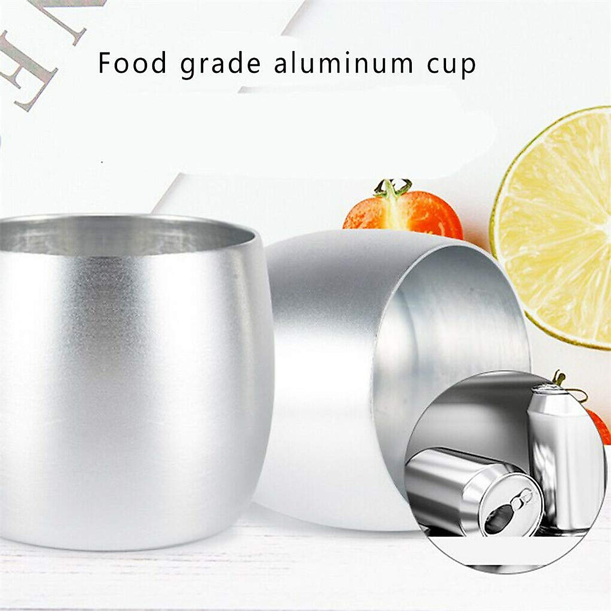 Toxz 12V Electric Cup Cooler Cup Cans Drink Beverage Liquids Portable Holder Cooling,Food Grade Aluminum Cup,Fast Refrigeration Cup