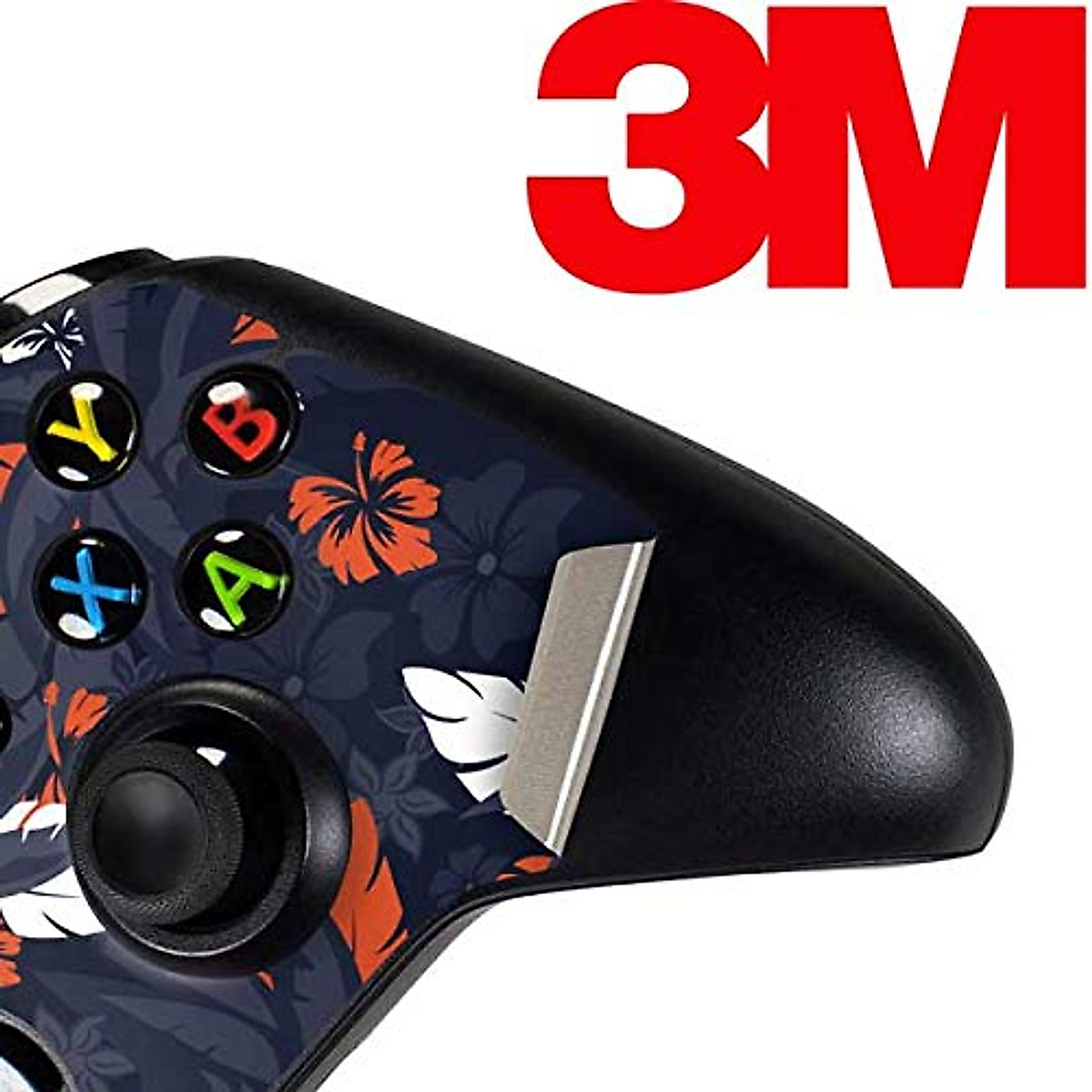 Skinit Decal Gaming Skin Compatible with Xbox One Controller - Officially Licensed NFL Chicago Bears Tropical Print Design