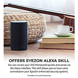 EyezOn Envisalink EVL-4EZR IP Security Interface Module for DSC and Honeywell (Ademco) Security Systems, Compatible with Alexa