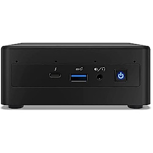 Intel NUC BXNUC9i5QNX1 Home & Business Mini Desktop i5-9300H 4-Core 2.40GHz, 8GB RAM, 128GB PCIe SSD, UHD 630, WiFi 6, BT 5.2, HDMI, USB 3.1, SD Card, Win 10H w/Hub