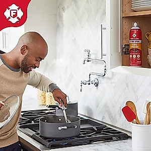 First Alert EZ Fire Spray, Extinguishing Aerosol Spray, Pack of 2, AF400-2