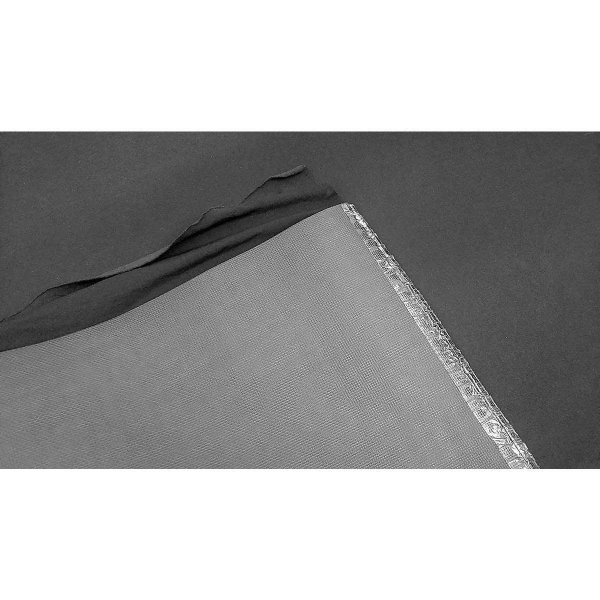 5mm Textured Rubber Neoprene Fabric, Shark Skin Wetsuit Fabric, Aquatic Material, Medical & Marine Grade (Black, 1' x 2')