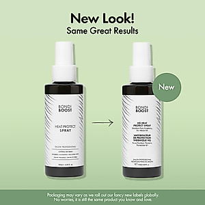 BondiBoost Heat Protectant Spray 4.23 fl oz - Thermal Hair Protection from Heat Styling - Light Weight Formula - Sulfate + Paraben Free, for Women + Men - Vegan/Cruelty-Free - Australian Made