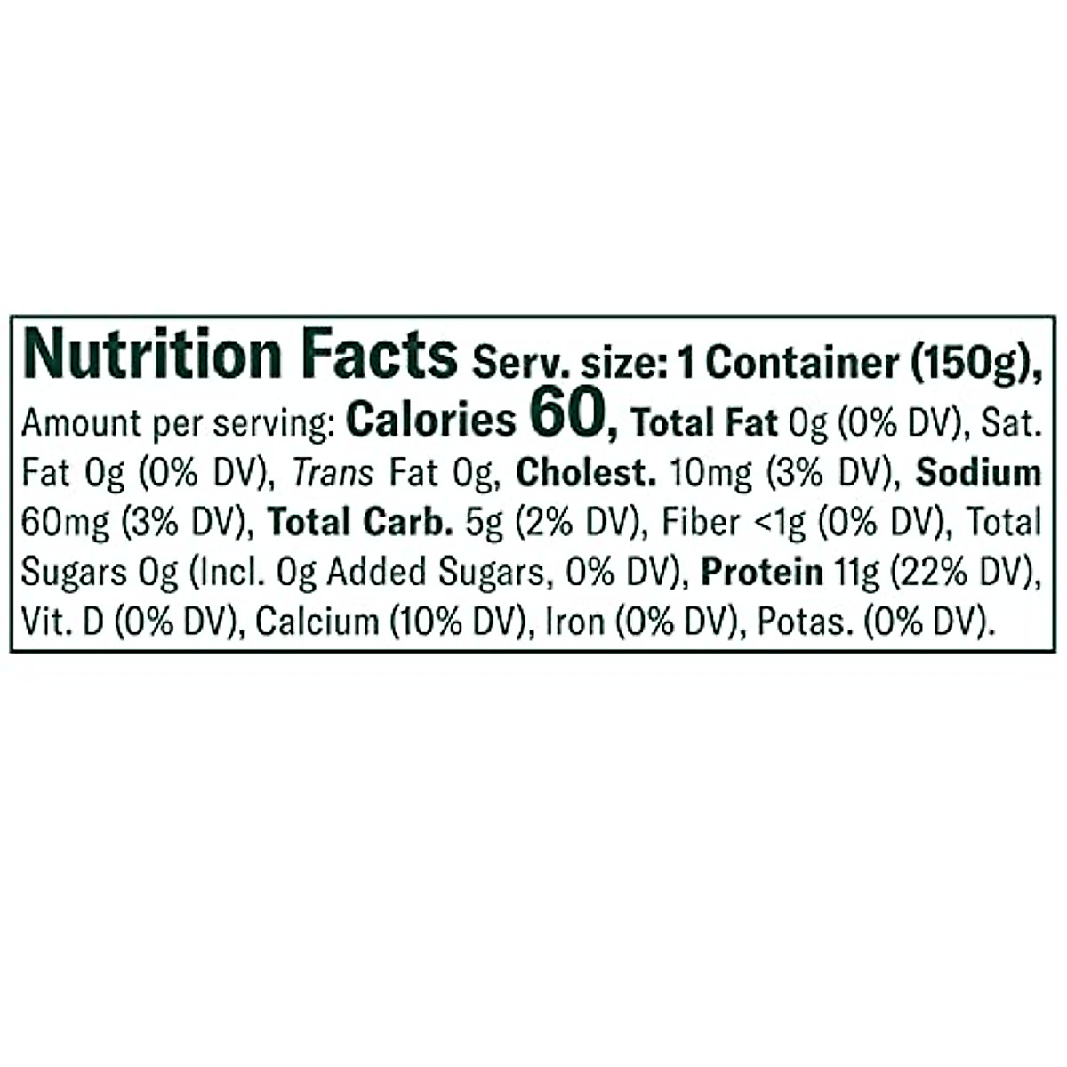 Chobani® Zero Sugar* Strawberry 5.3oz