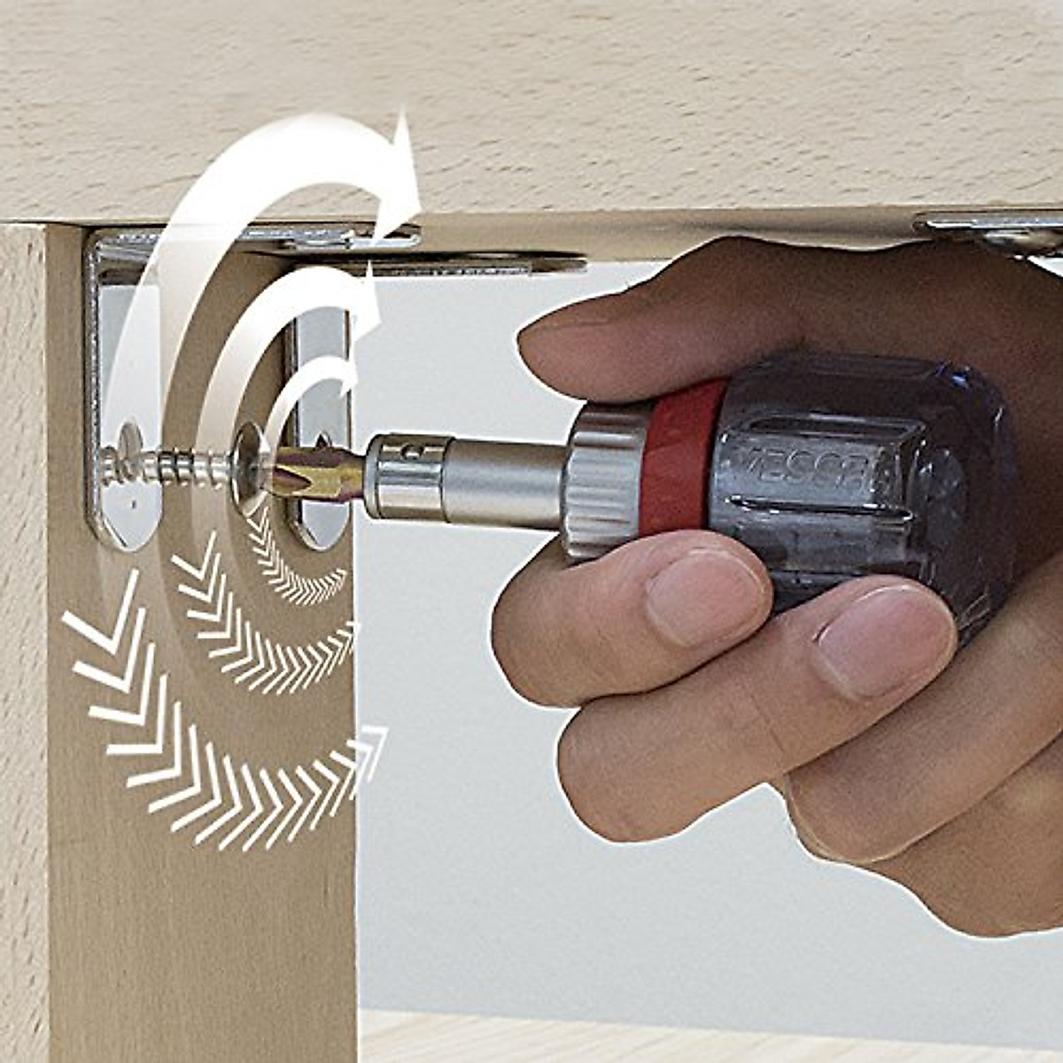 Vessel TD-6700W-23 Stubby Ratchet Driver