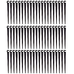 Balter-D 200 Pack Irrigation Drip Support Stakes 1/4 Inch Tubing Hose Holder