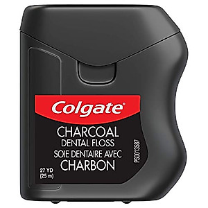 Colgate Charcoal Dental Floss, Mint - 2 Pack