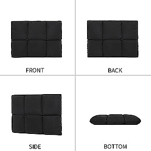 Canvaslife Puffy Laptop Sleeve 15 Inch 15.4 Inch, Quilted Puffer Laptop Case for Women, Pillow Case Compatible for MacBook Pro 16 inch and 15 inch-15.6 inch Laptop (Black)