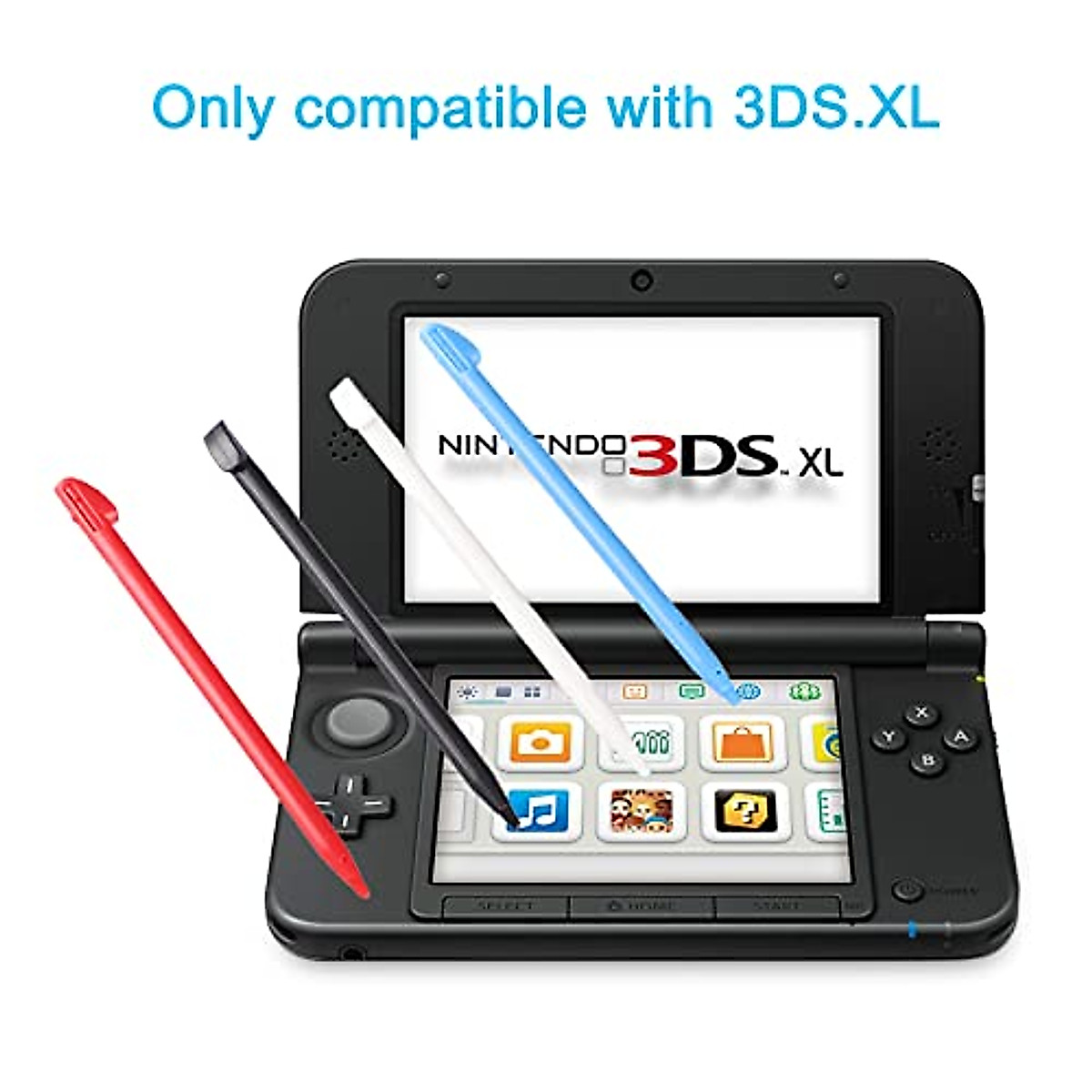 3DS XL Stylus Pen, Replacement Stylus Compatible with Nintendo 3DS XL, 4 in 1 Combo Touch Styli Pen Set Multi Color for 3DS XL