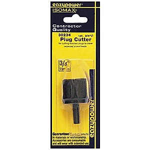 Eazypower 30234 3/4" Wood Plug Cutter (1 Piece)