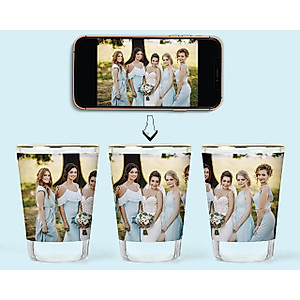 Custom Shot Glasses - Customized Shot Glass - Picture Shot Glasses - Wedding Shot Glass - Personalized Shot Glasses - Birthday Shot Glass