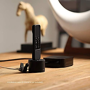 elago R1 Protective Silicone Case Cover Compatible with Apple TV 4K Siri 4th and 5th Generation Siri Remote Control - [Magnet Technology] [Lanyard Included] [Shock Absorption] - Black