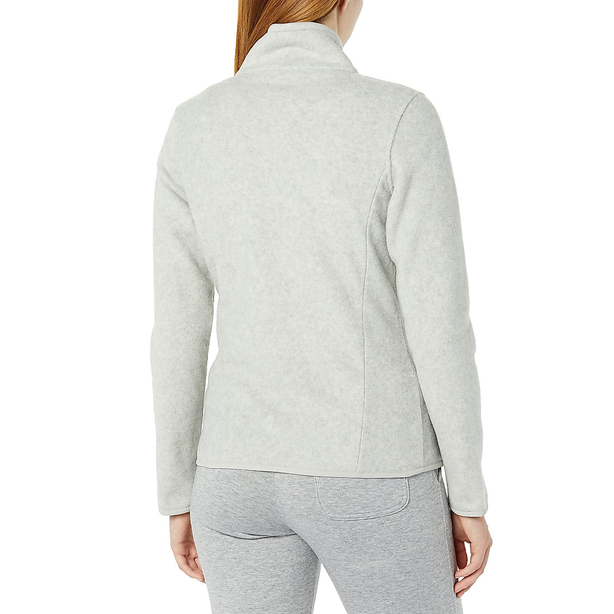 Amazon Essentials Disney | Marvel | Star Wars | Princess Women's Polar Fleece Full-Zip Mock Jackets, Happy Mickey, Medium