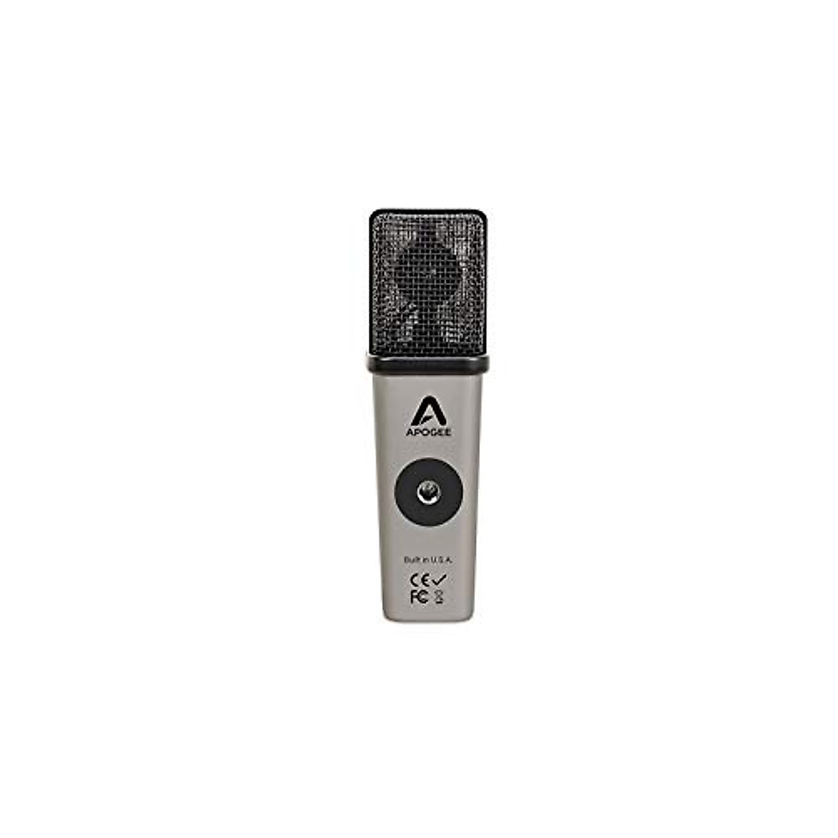 Apogee MiC Plus - Studio Quality USB Microphone with Cardioid Condenser Mic Capsule, Built In Mic Pre-Amp & Zero-Latency Headphone Output